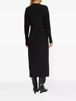ANINE BING Mathilde Long-sleeve Midi Dress