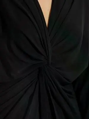 ANINE BING Mathilde Long-sleeve Midi Dress