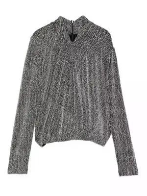 IRO PARIS Metallic Effect Sweater