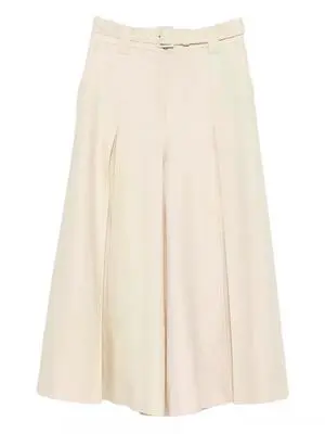 Zimmermann Hypnotic Pleated Wide-leg Trousers - Neutrals