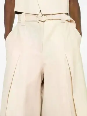 Zimmermann Hypnotic Pleated Wide-leg Trousers - Neutrals