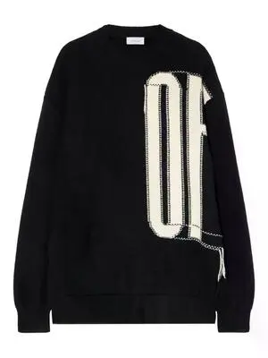 Off-white Crew Neck Sweaters For Men