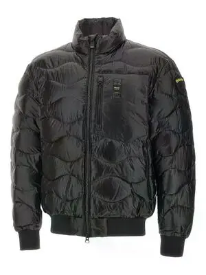 BLAUER. Quilted Bomber Jacket