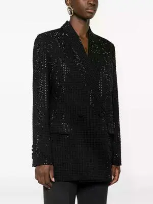 Pinko Double-breasted Embellished Blazer