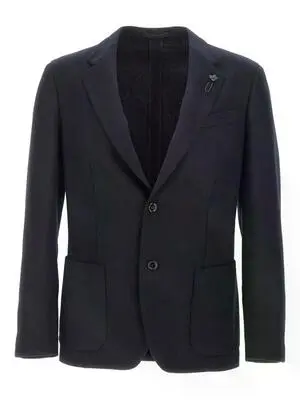 LARDINI Pin-detail Single-breasted Blazer