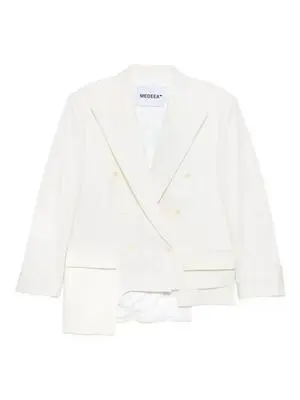 MEDEEA Asymmetric Double-breasted Blazer