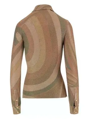 Emilio Pucci Buttoned Long Sleeve Top
