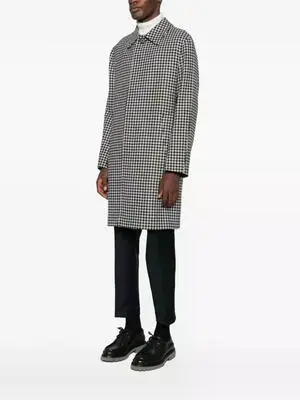 MANUEL RITZ Houndstooth Pattern Coat