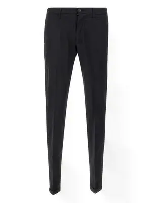 RE-HASH Turn-up Hem Trousers - Black