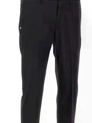 RE-HASH Turn-up Hem Trousers - Black