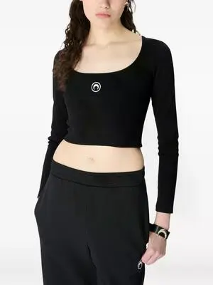 Marine Serre Ribbed Performance Tops For Women