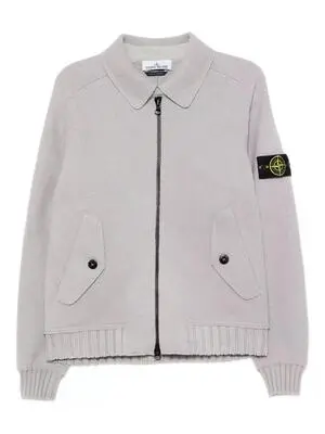 Stone Island Felted Wool Jacket - Grey
