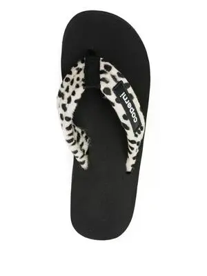 Coperni 95mm Rubberized Logo Sandals - Neutrals
