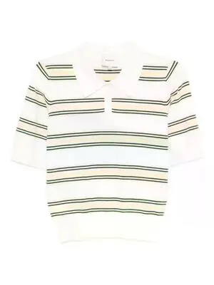 REFORMATION Campbell Polo Shirt - Neutrals