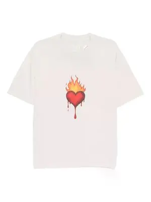 MELT Graphic-printed T-shirt - Neutrals