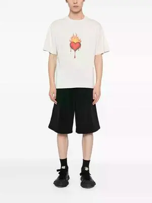 MELT Graphic-printed T-shirt - Neutrals