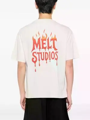 MELT Graphic-printed T-shirt - Neutrals