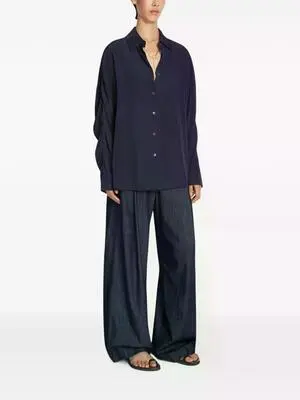Dries Van Noten Pleated Jeans - Blue