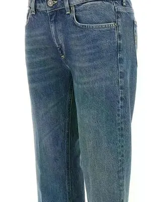 DONDUP Five-pocket Jeans With Logo - Blue