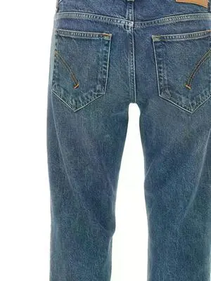 DONDUP Five-pocket Jeans With Logo - Blue
