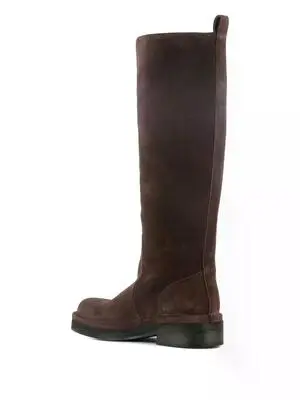 DEL CARLO Suede Knee High Boots