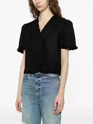 REFORMATION Bess Top - Black