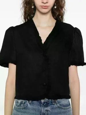 REFORMATION Bess Top - Black