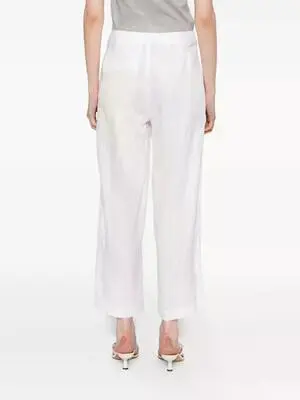 REFORMATION Joni Linen Cropped Trousers