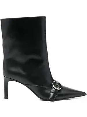 Coperni 75mm Belted Boots - Black