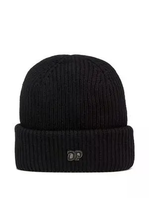 DAILY PAPER Logo-embroidered Beanie - Black