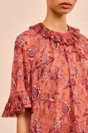 Ulla Johnson Helaine Short Sleeve Top