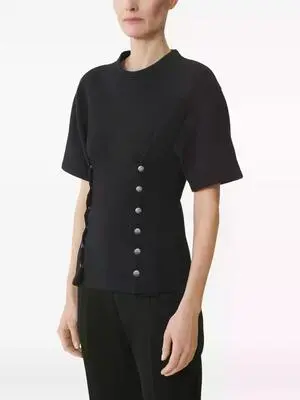 LANVIN Button-detail Fitted Top