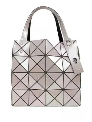 Issey Miyake Carat Geometric-pattern Tote Bag - Neutrals