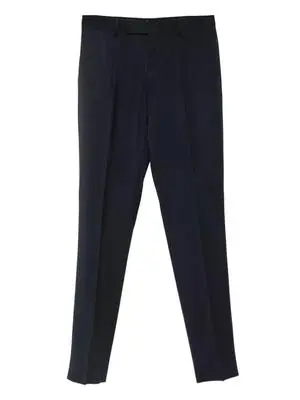 LARDINI Pleat-detail Trousers - Blue