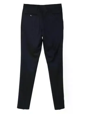 LARDINI Pleat-detail Trousers - Blue