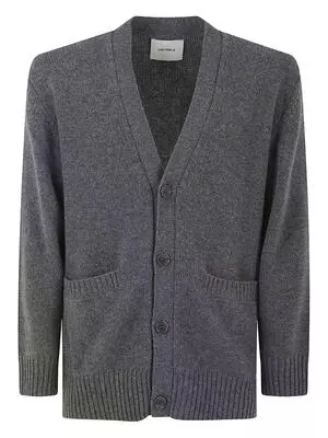 LISA YANG Button-down Ribbed Knit Cardigan