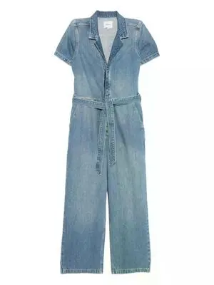 REFORMATION Graham Denim Jumpsuit - Blue