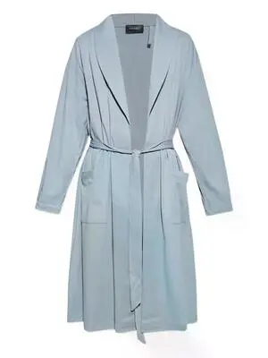 Hanro Belted Pocket Robe - Blue