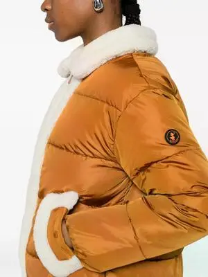 SAVE THE DUCK Faux-shearling Trim Jacket