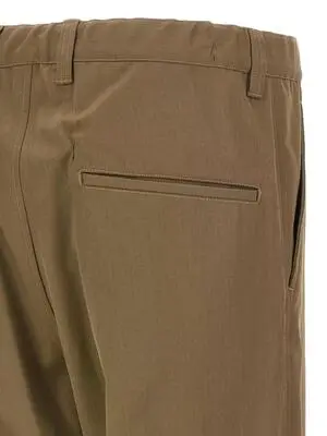 Mihara Yasuhiro Layered Wool Gabardine Trousers