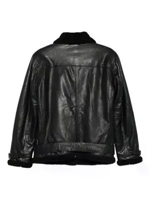 Superdry Shearling-collar Biker Jacket