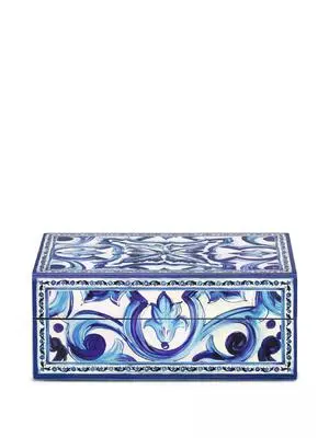 Dolce & Gabbana Small Decorated Trinket Box - Blue