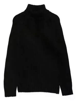 BASE Roll-neck Sweater - Black