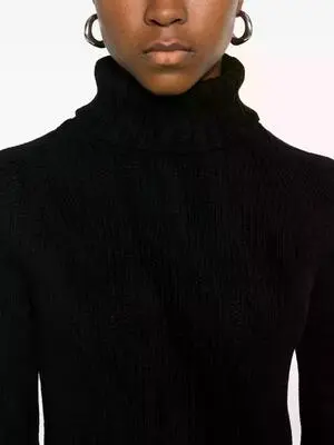 BASE Roll-neck Sweater - Black
