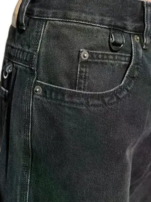 MARANT Buttoned Denim Jeans - Black