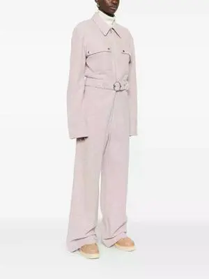 JIL SANDER Belted Jumpsuit - Pink