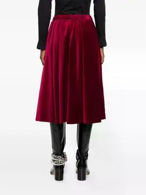 Comme Des Garçons Pleated Midi Skirt