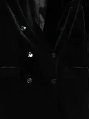 CENERE GB Velvet Double-breasted Blazer