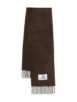 Marni Fringed Scarf - Brown