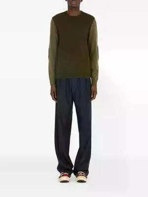 MAISON MARGIELA Elbow-patch Crew-neck Sweater